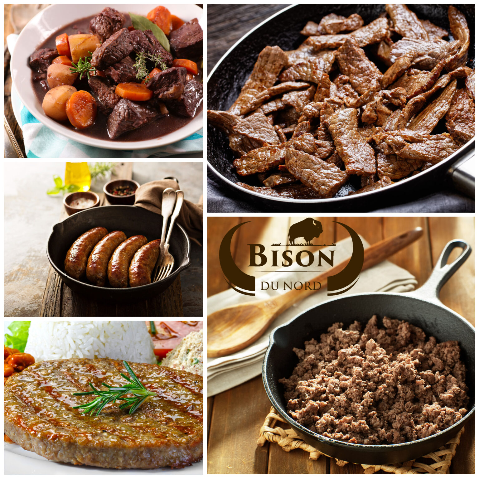 Bison Du Nord | Grass-Fed Bison – 5 LBS Sample Box – Click Fork