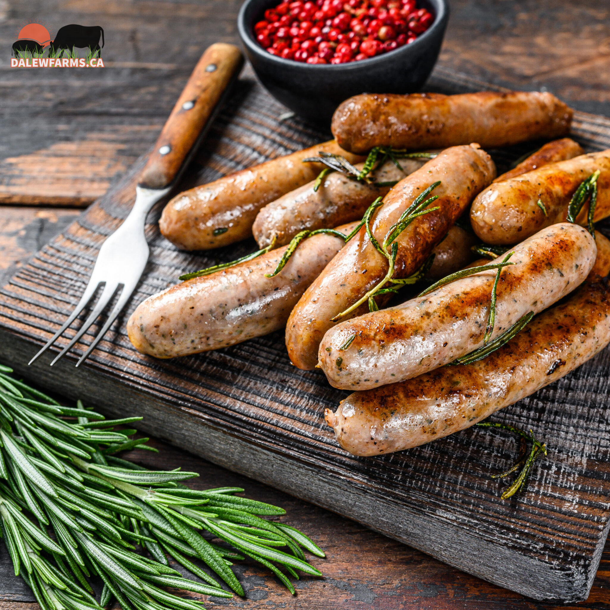 Pasture-Raised All Pork Farmers Sausage | Dalew Farms – Click Fork